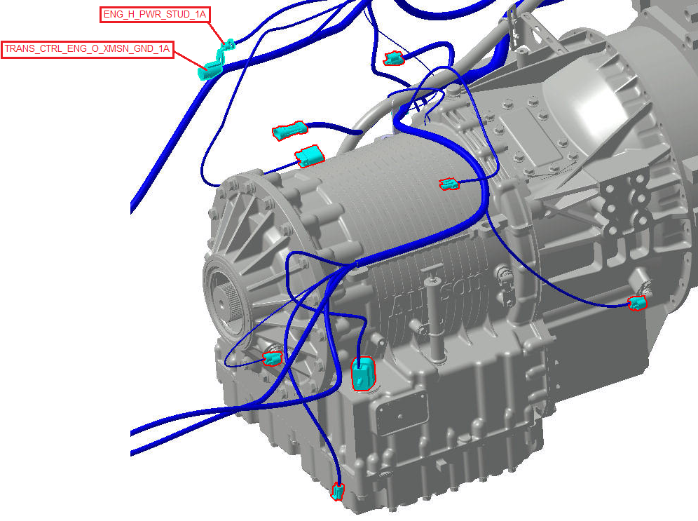 108SD EPA10 Cummins Engine: Allison Transmission View