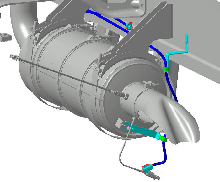 108SD EPA10 Cummins Engine: DPF View