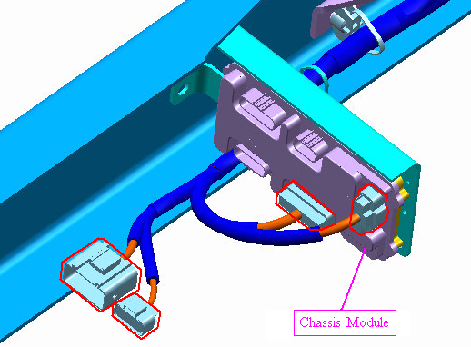 Business Class M2 106 - Chassis Forward: Left Frame Rail ABS And ...