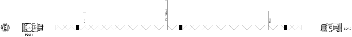 A66-20787 (High Voltage Cable, PDU1 To EDAC)