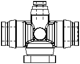 23-14054-000 (Tee - Female, Push To Connect, 3/8 Inch Tube Size, 3/8 ...