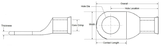 23-10379-012 (Terminal - Lug: Seamless Closed Barrel, 2 Gauge)